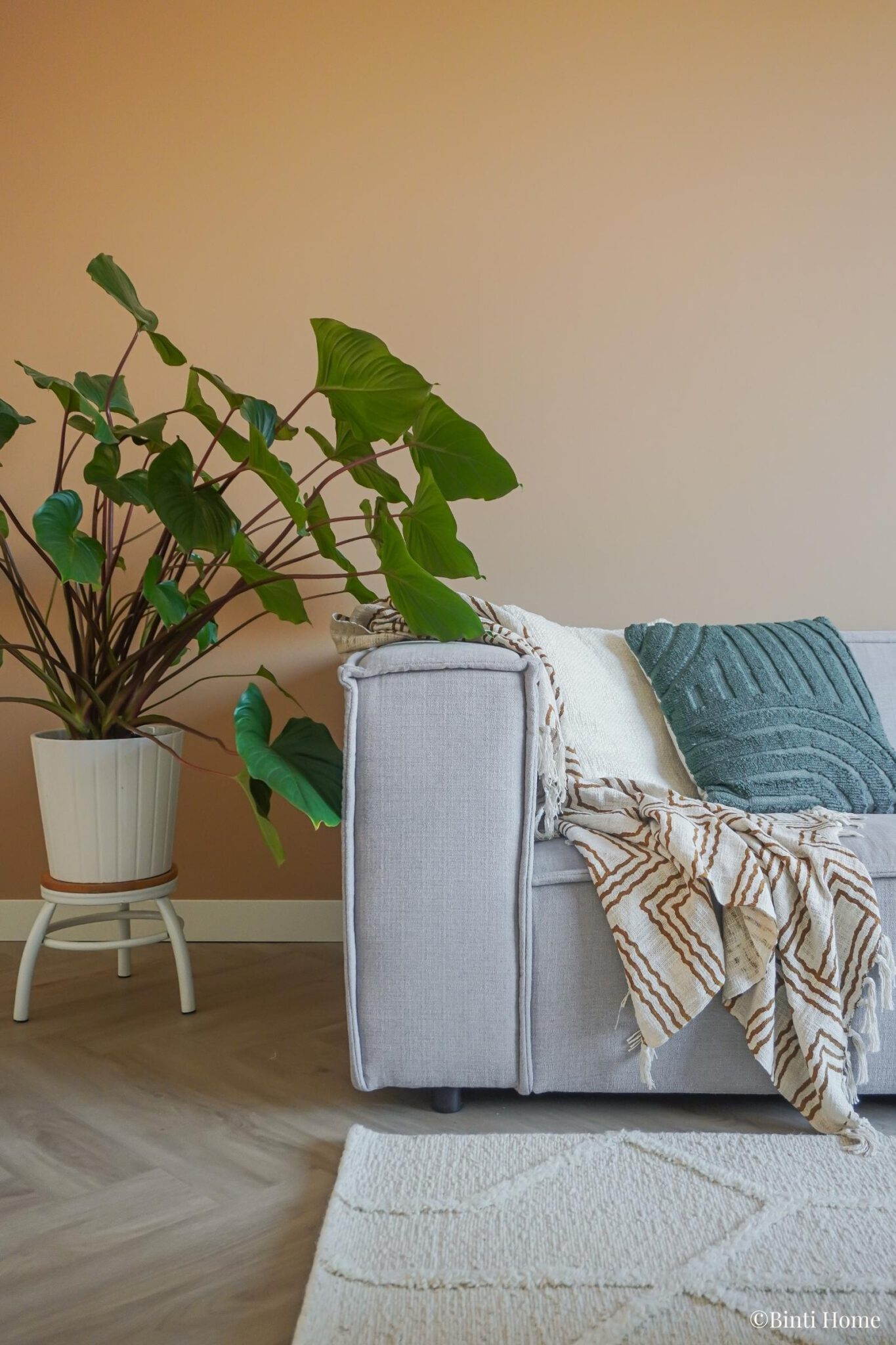 3x een grijze bank combineren met kleur, zo doe je dat! - Binti Home ...